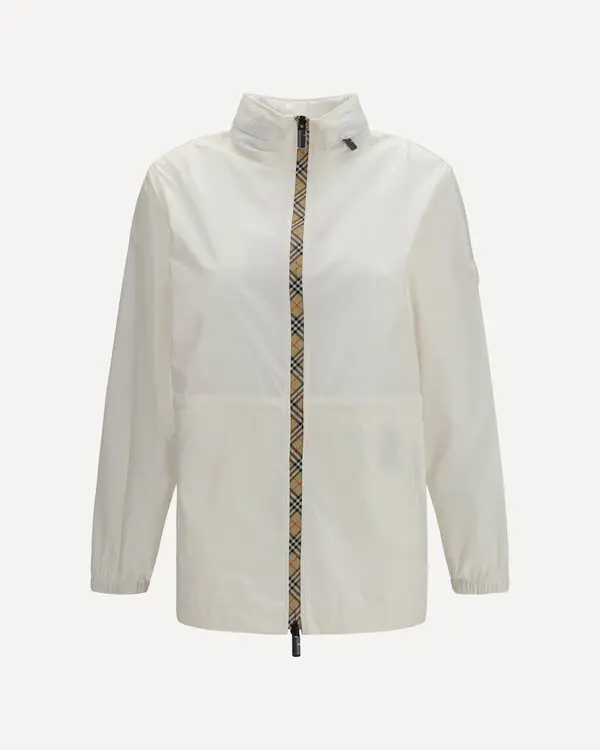 Burberry Blackpool Short Nylon Jacket - White