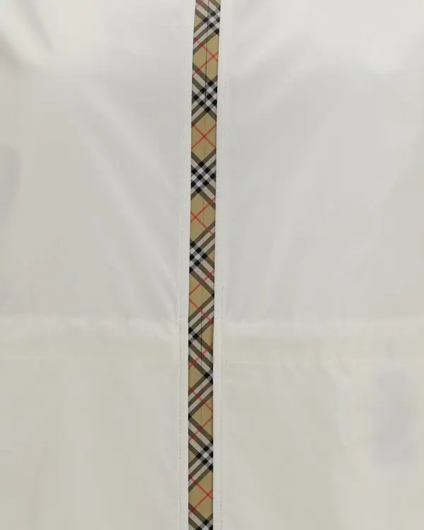 Burberry Short Nylon Jacket - White