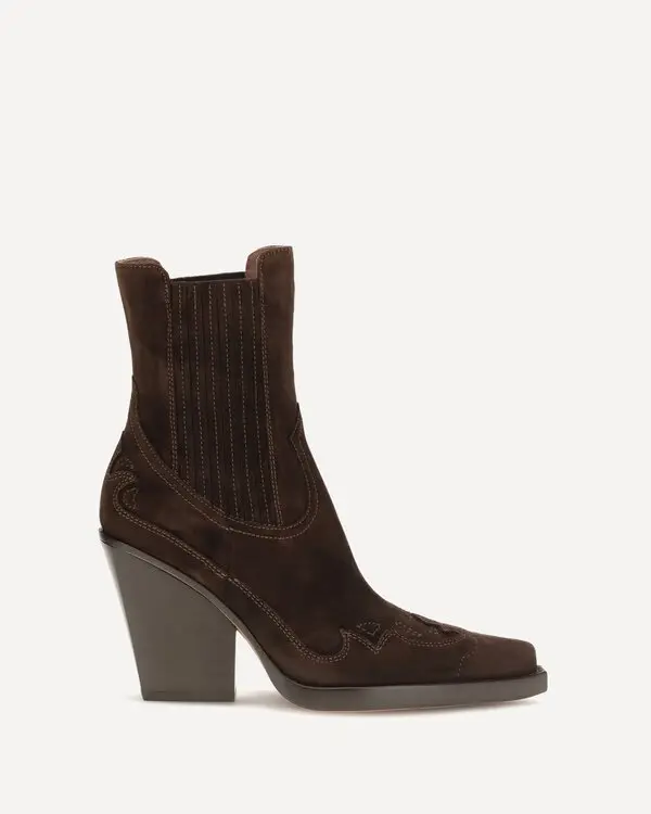 Paris Texas Dallas Embroidered Ankle Boots