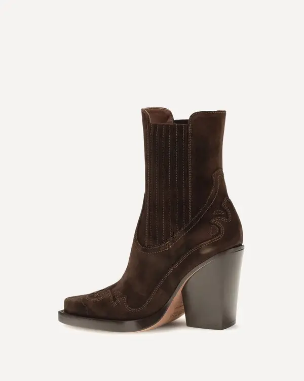 Paris Texas Dallas Embroidered Ankle Boots