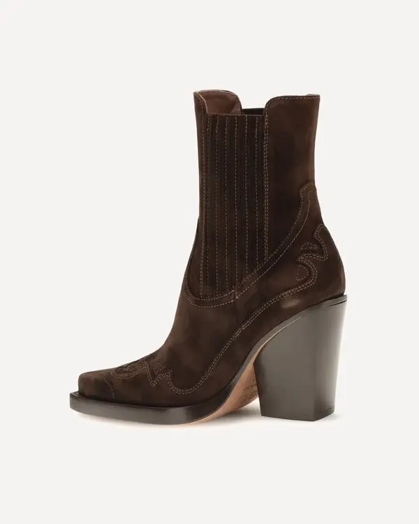 Paris Texas Dallas Embroidered Ankle Boots