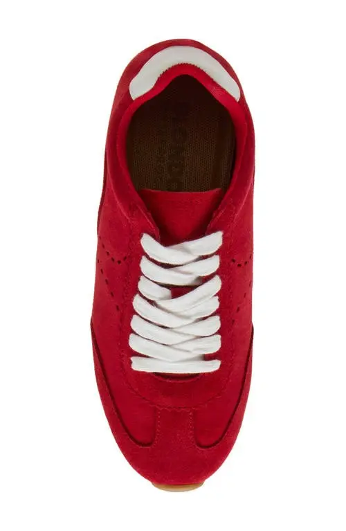 Blondo Carmen Waterproof Sneaker - Red Suede