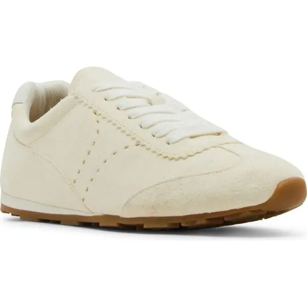 Blondo Carmen Waterproof Suede Lace-up Sneakers - White Suede