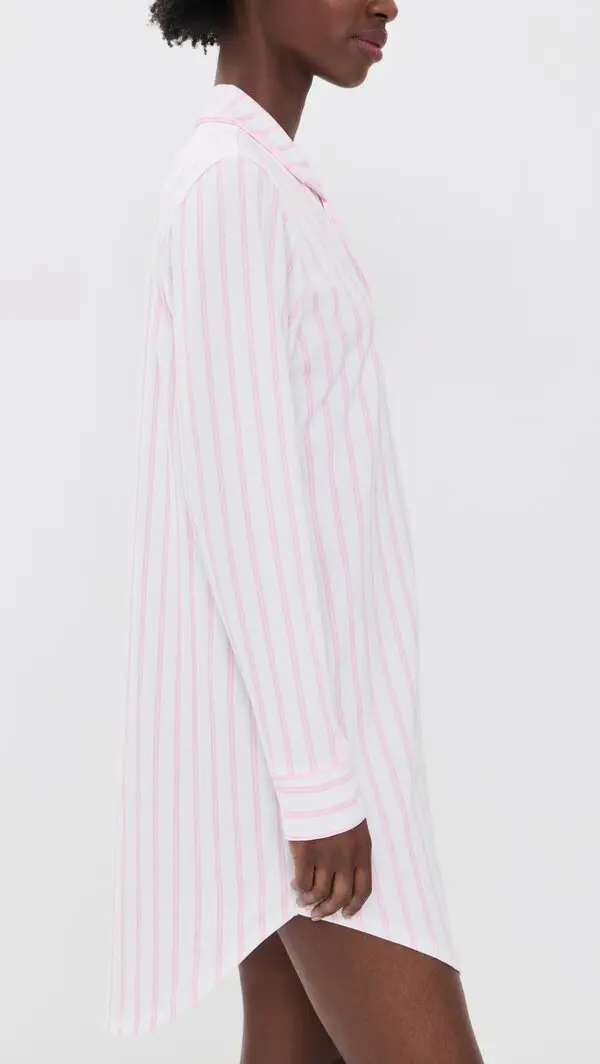 PETITE PLUME Luxe Pima Stripe Nightshirt