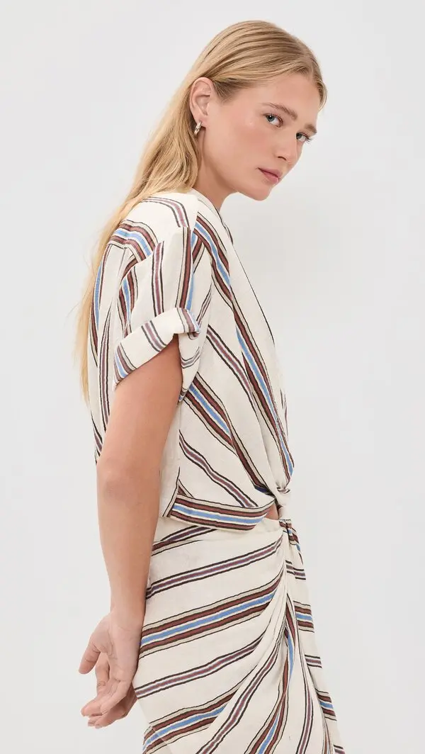 A.L.C. Leonore Linen Top