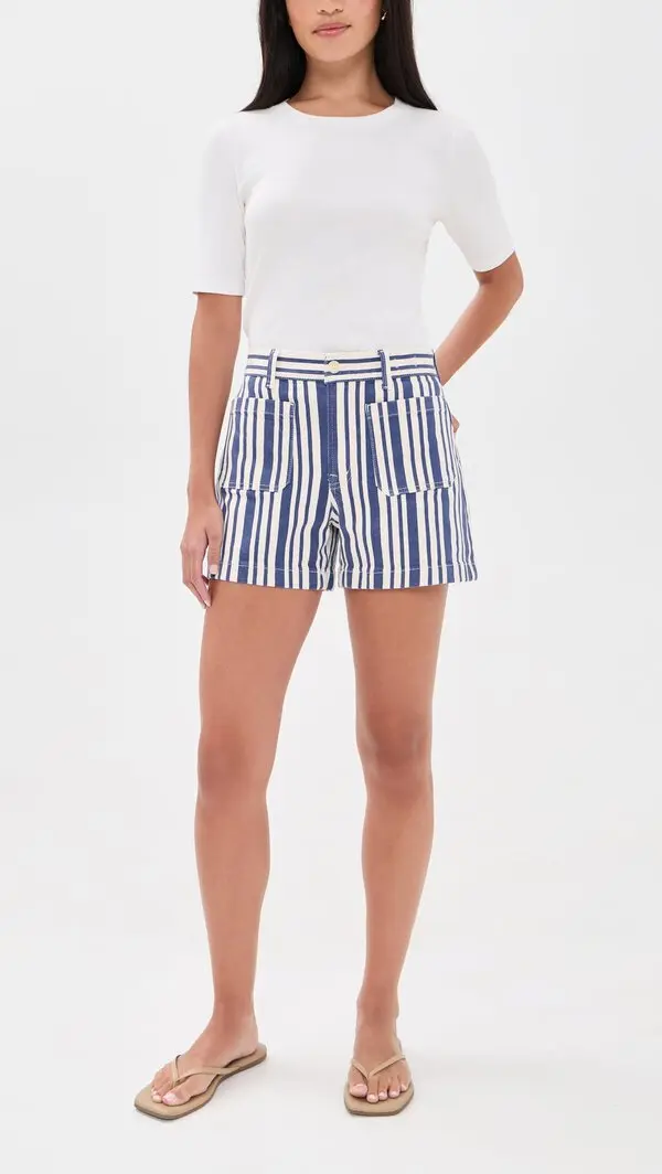 Madewell Emmy Short In Waterfall Stripe