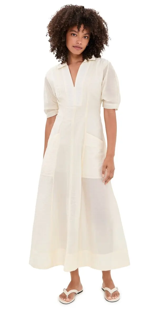 ALIGNE Tracy Sheer Midi Dress