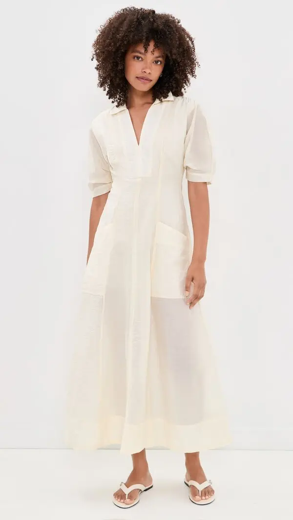 ALIGNE Tracy Sheer Midi Dress