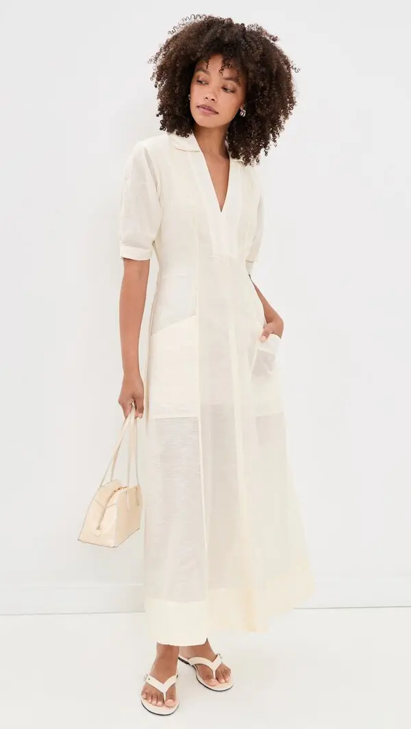 ALIGNE Tracy Sheer Midi Dress