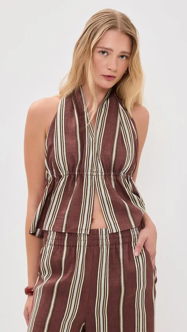 A.L.C. Kaia Linen Top