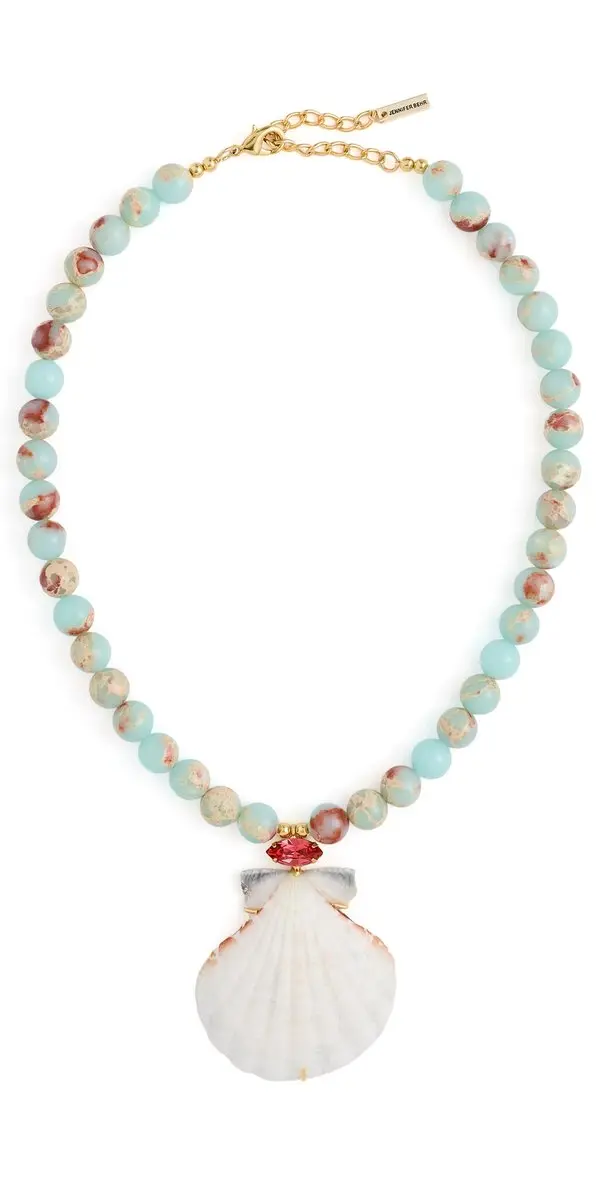 JENNIFER BEHR Adena Necklace - Snake Agate