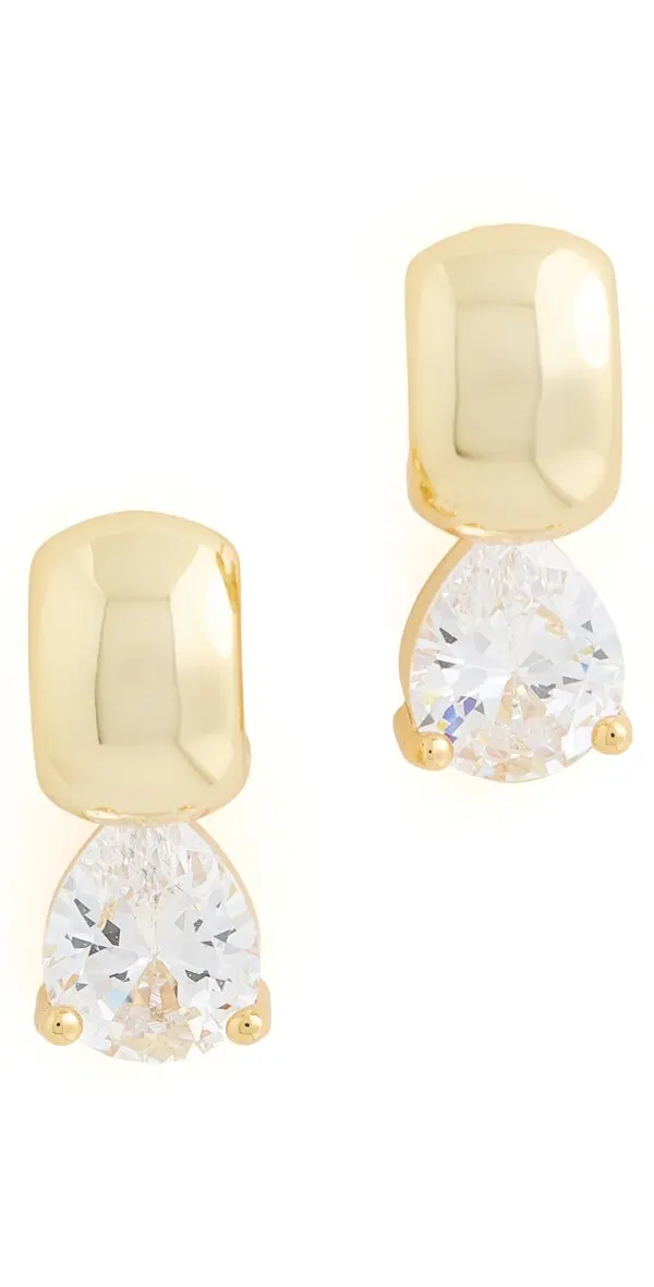 Shashi Voluta Earrings - Gold