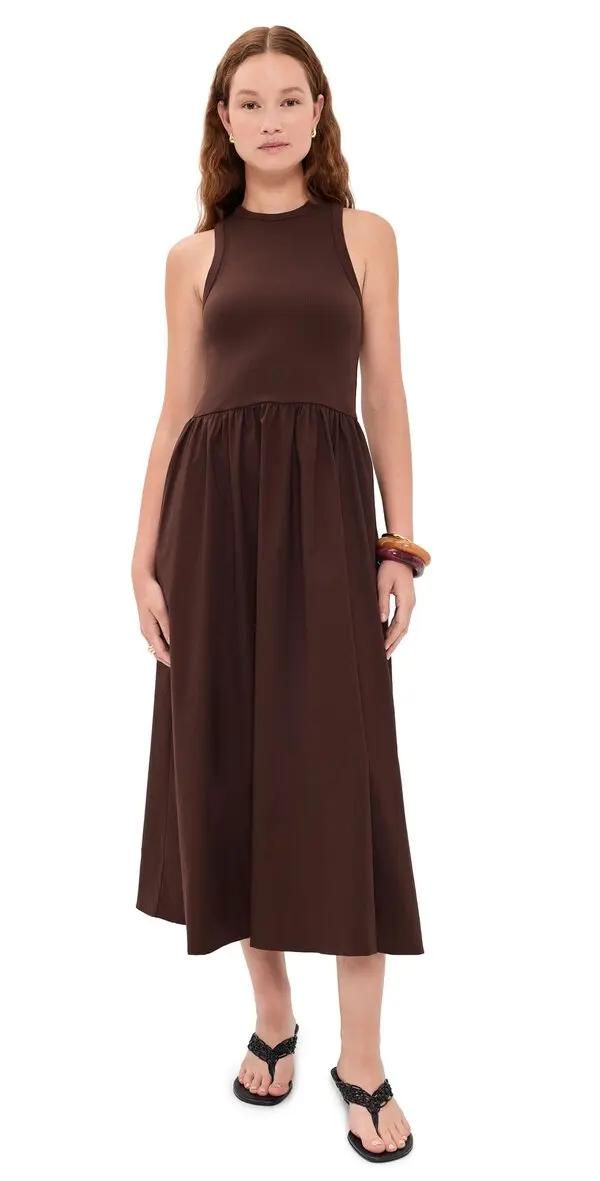 Sold Out NYC The Rsvp Midi Dress - Chocolate