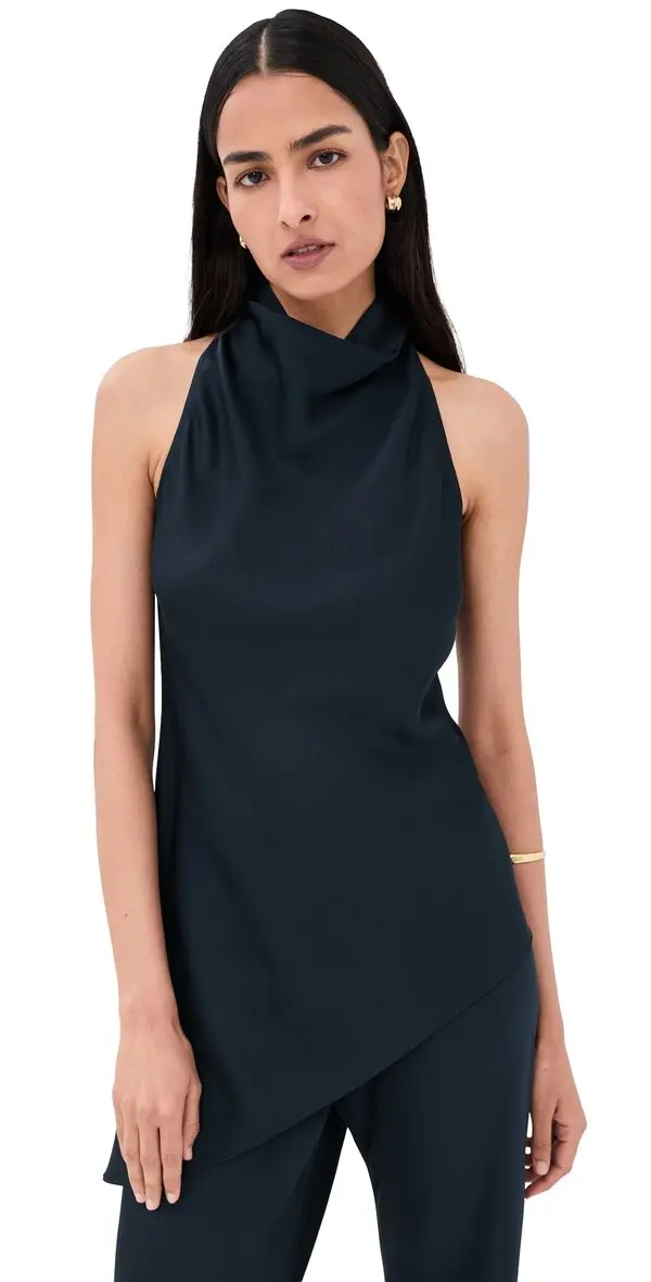 Veronica Beard Radford Tunic Top - Navy