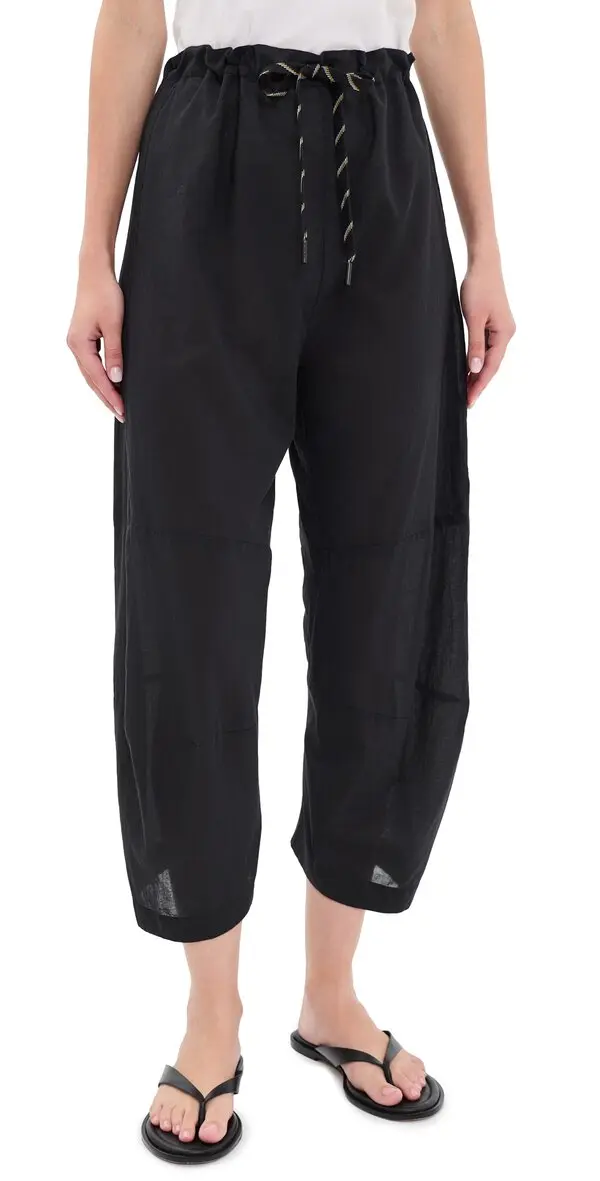 Roucha Pace Light Cotton Pants - Black