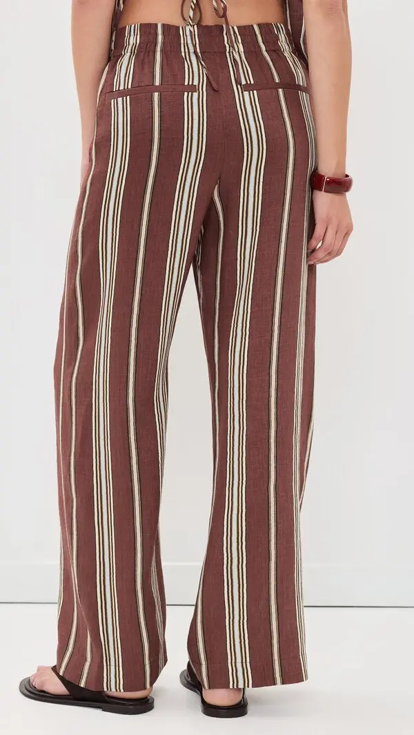 A.L.C. Tyler Wide Leg Linen Blend Pants