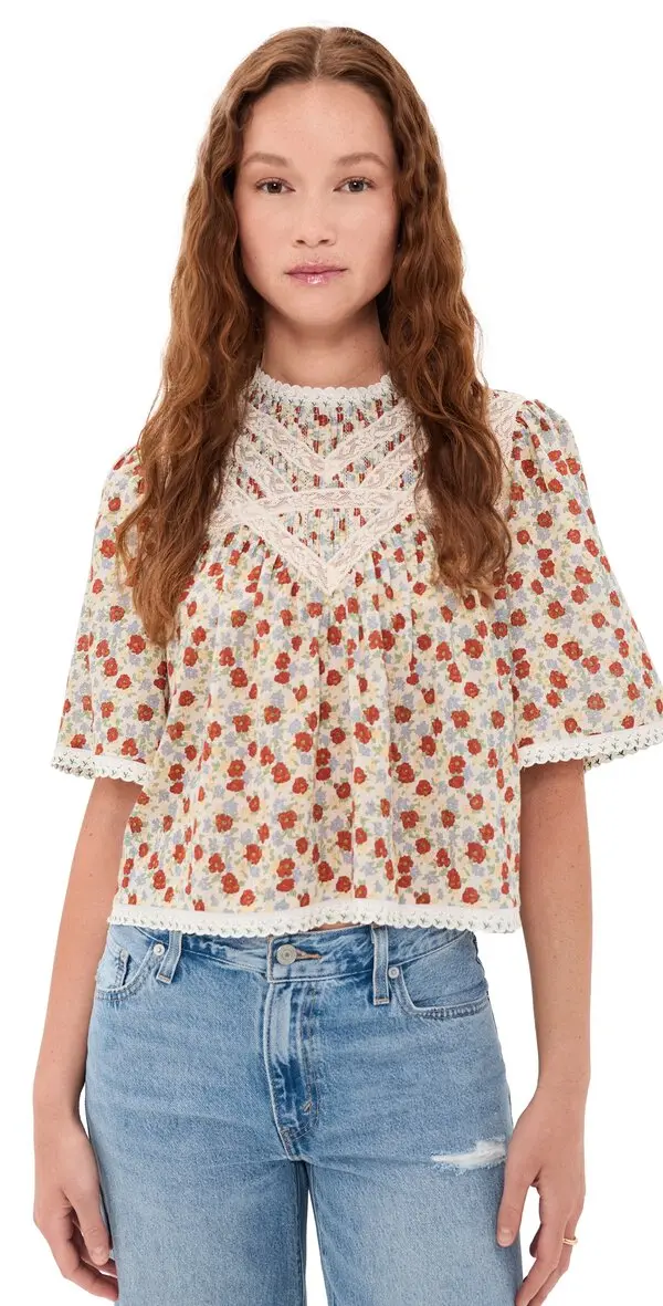 Sea Viera Print Blouse - Multi