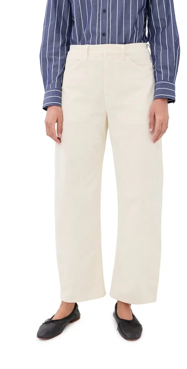 NILI LOTAN Tribeca Corduroy Pants - Stone