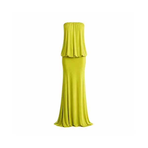 MAISON DE GALA Valerie Lime Maxi Dress - Green