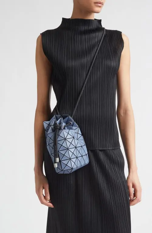 Issey Miyake Wring Denim Drawstring Bucket Bag