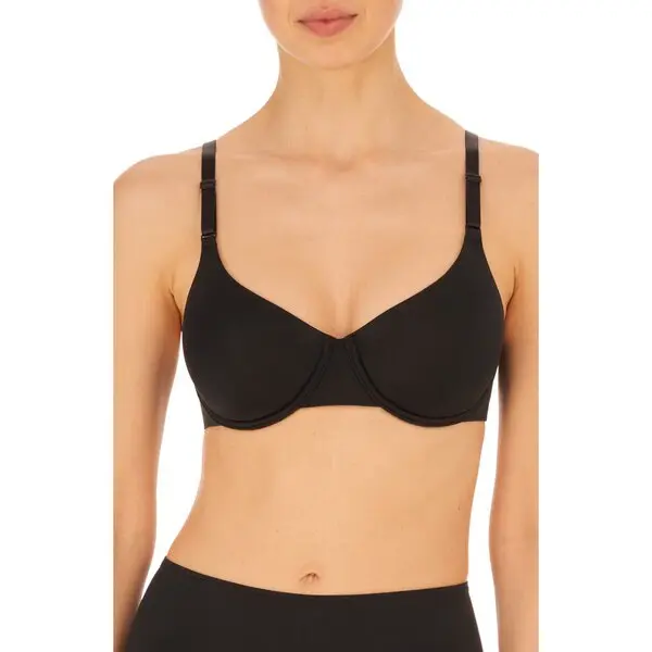 Natori Liquid Full Fit Balconette T-shirt Bra - Black