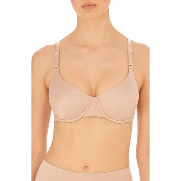 Natori Liquid Full Fit Balconette T-shirt Bra - Lt. Mocha