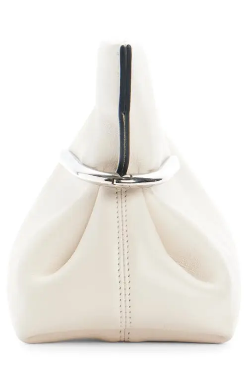 Givenchy Pinch Soft Leather Clutch - Cream