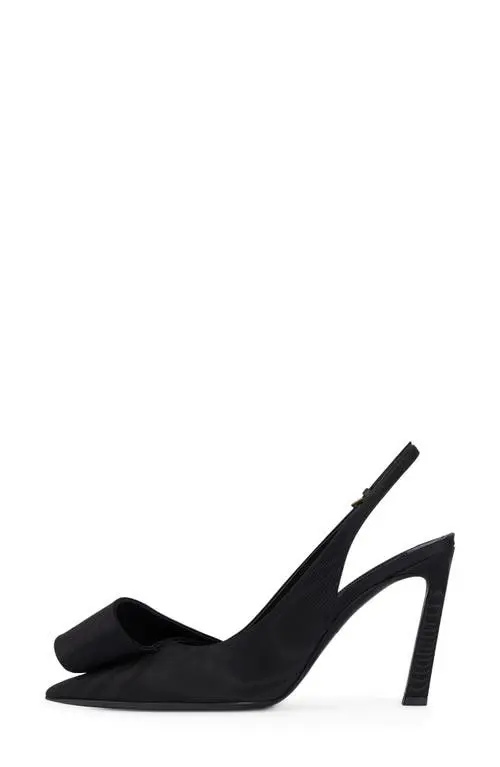 Givenchy Twisted Ribbon Slingback Pump - Black