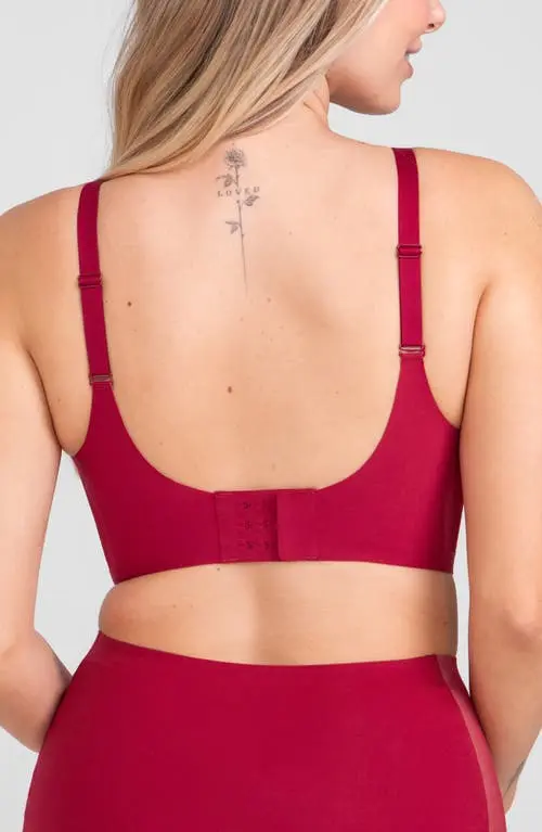 HONEYLOVE Liftwear Crossover Bra - Ruby