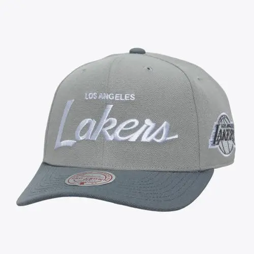 Mitchell & Ness Los Angeles Lakers Pro Crown Snapback Hat