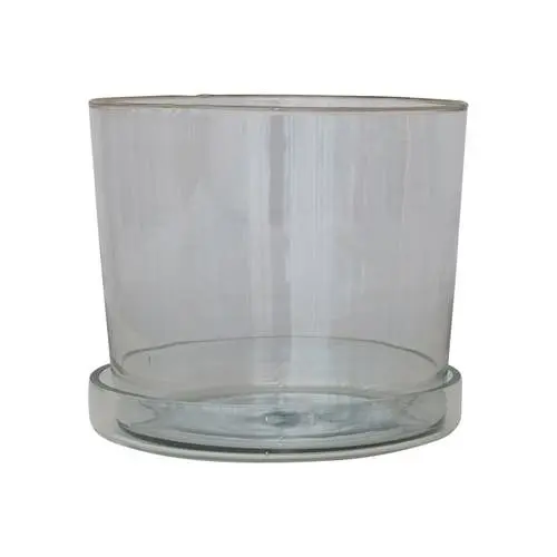 STORIED HOME Planter With Drainage Hole And Saucer