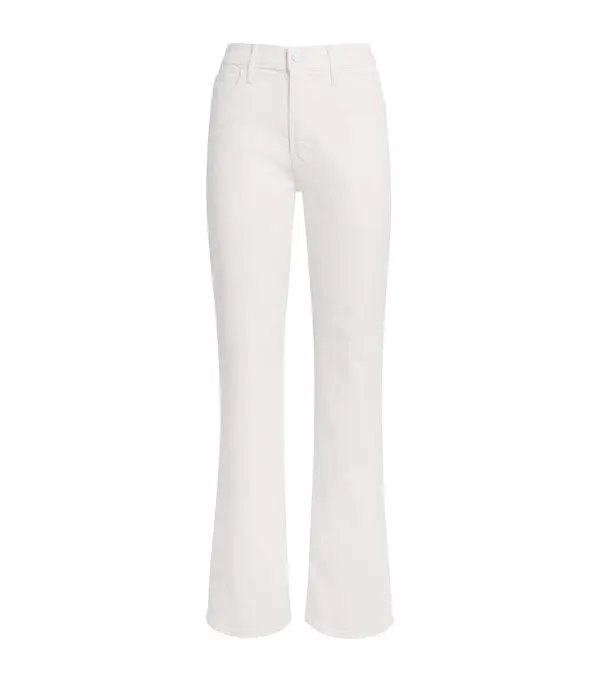 MOTHER The Kick It Straight Jeans - White