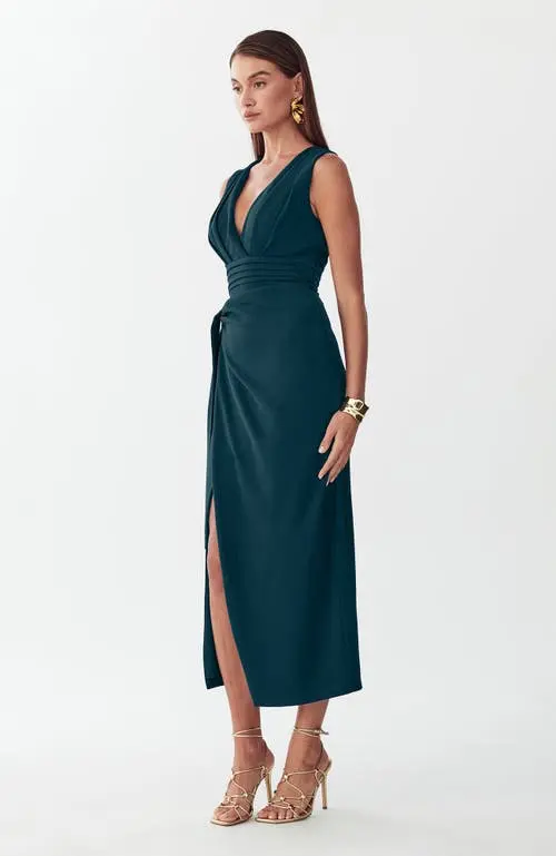 BWLDR Denny Midi Dress - Emerald