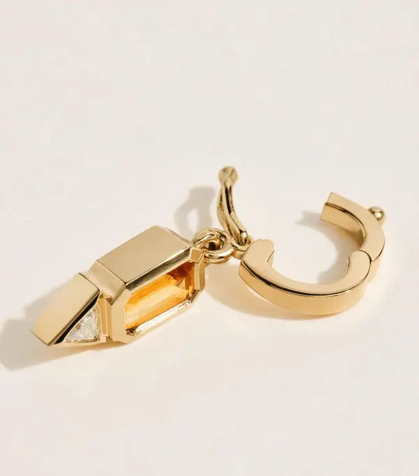 AZLEE Yellow Diamond And Citrine November Charm