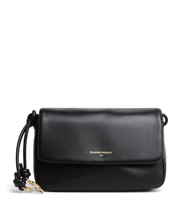 Claudie Pierlot Leather Cross-body Bag - Black