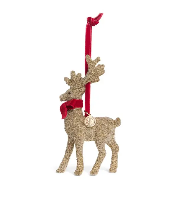 Harrods Microbead Reindeer Tree Decoration