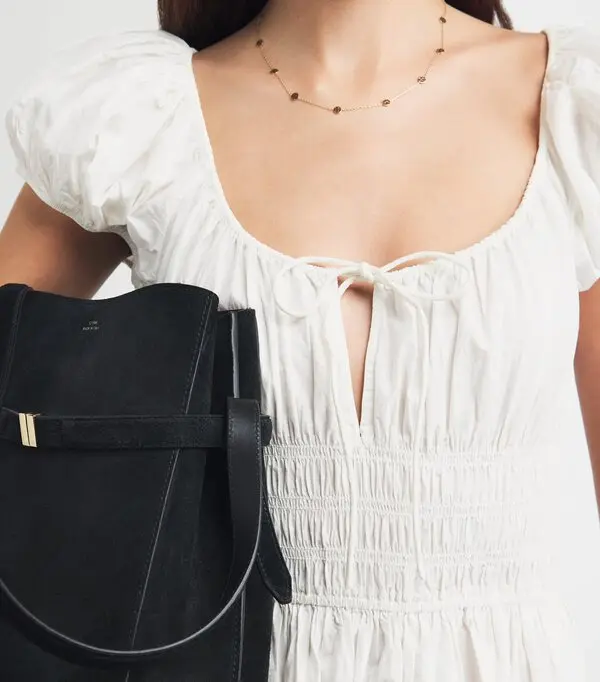 DÔEN Quinn Organic Cotton Midi Dress - Ivory