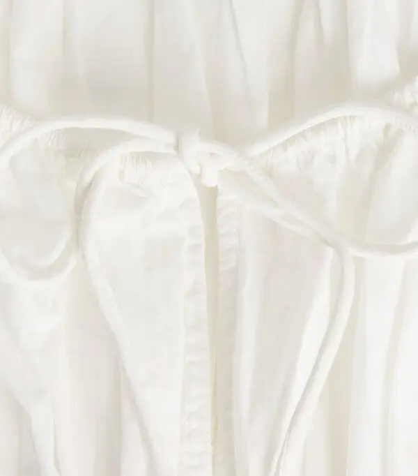 DÔEN Quinn Organic Cotton Midi Dress - Ivory