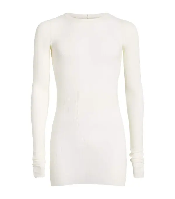 Rick Owens Rib Ls Long-sleeve T-shirt - White