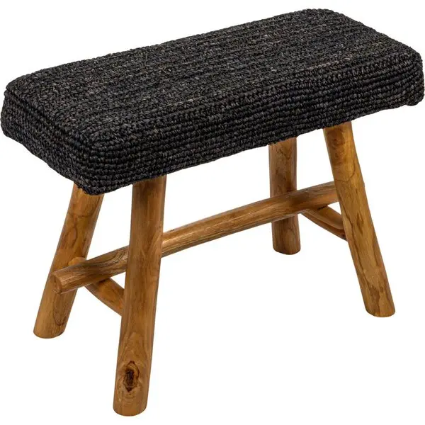 ROWENA INTERIORS Handwoven Rectangular Stool