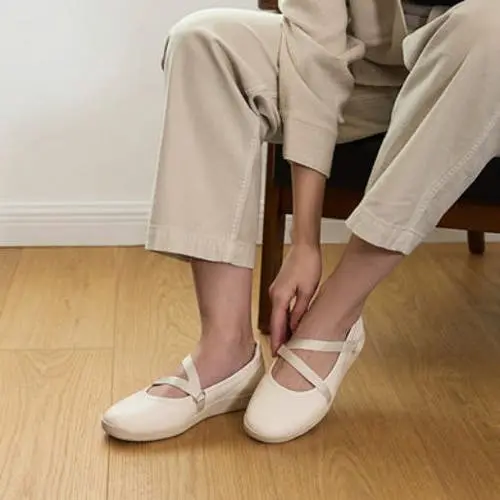 ABEO Vela Mary Janeflat - White - Regular