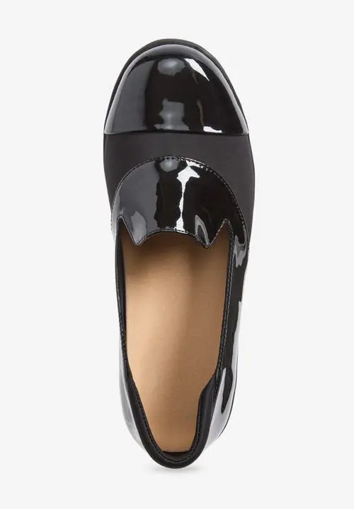 COMFORTVIEW Annete Bunion-friendly Orthotic Flat - Black