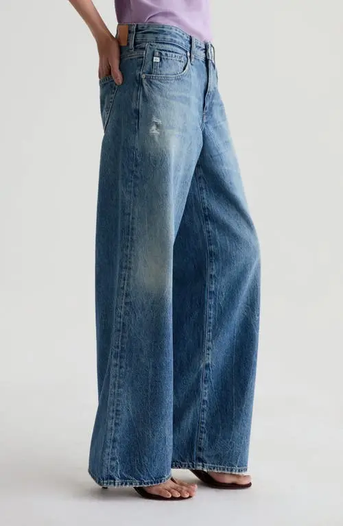 Ag Adria Low Rise Wide Leg Jeans