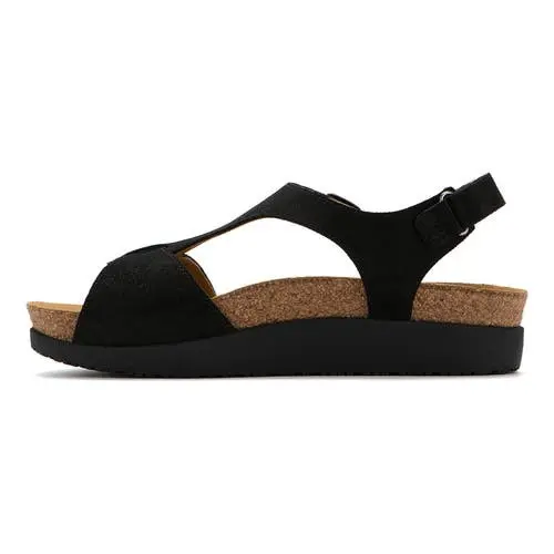 ABEO Algarve Buckle Sandal - Black