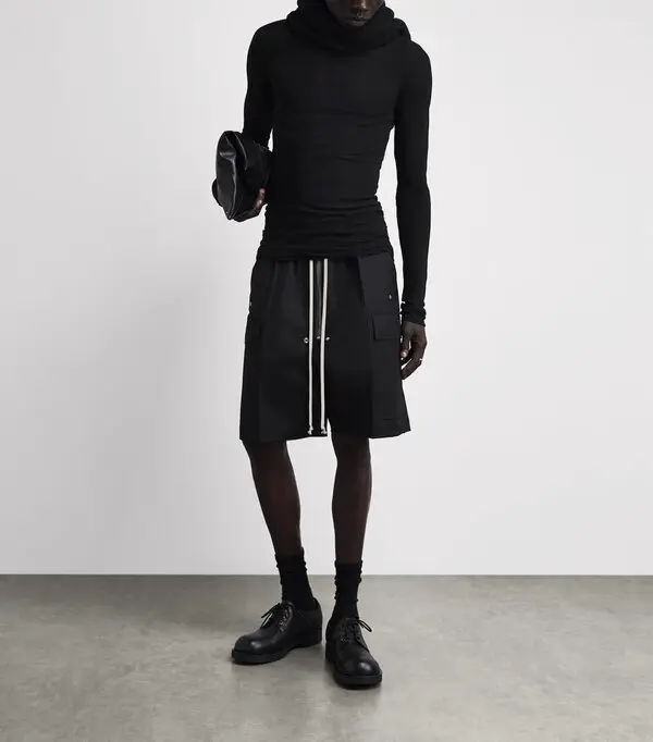 Rick Owens Rib Ls Long-sleeve T-shirt - Black