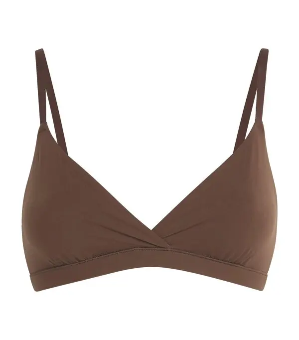 SKIMS Fits Everybody Triangle Bralette - Brown