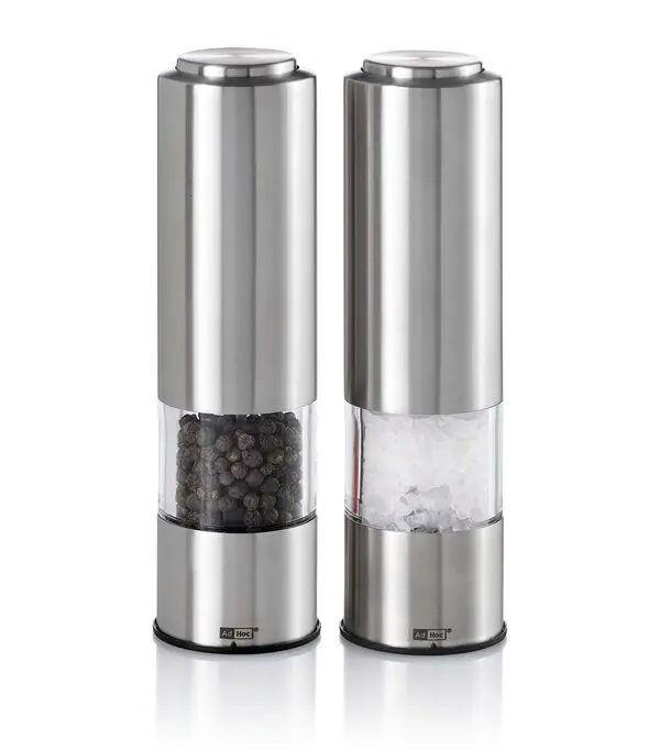 ADHOC Pepmatik Salt And Pepper Mills - Silver