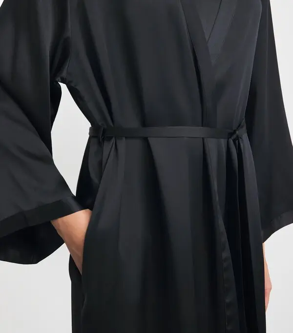 MARJOLAINE Silk Longline Tracy Robe