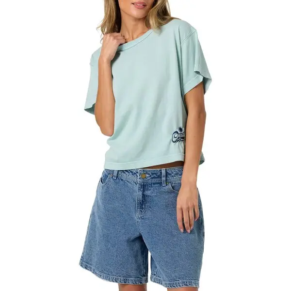 O'Neill Og Radical Sun" Boxy Graphic Tee - Agate Green