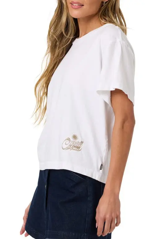 O'Neill Og Radical Sun" Boxy Graphic Tee - White